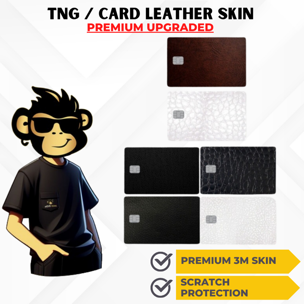 Mojoskins Sticker TnG Touch n Go Card Leather Series Skin 3M Custom ...