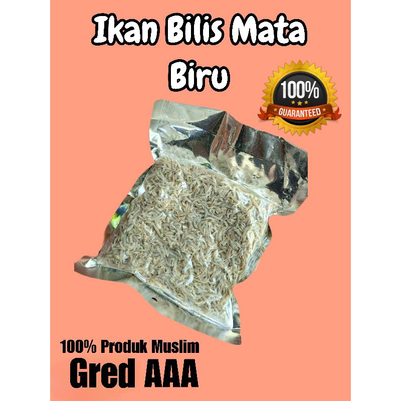 (PROMOSI) Ikan Bilis Mata Biru Gred AAA Sabah 250g/500g | Shopee Malaysia