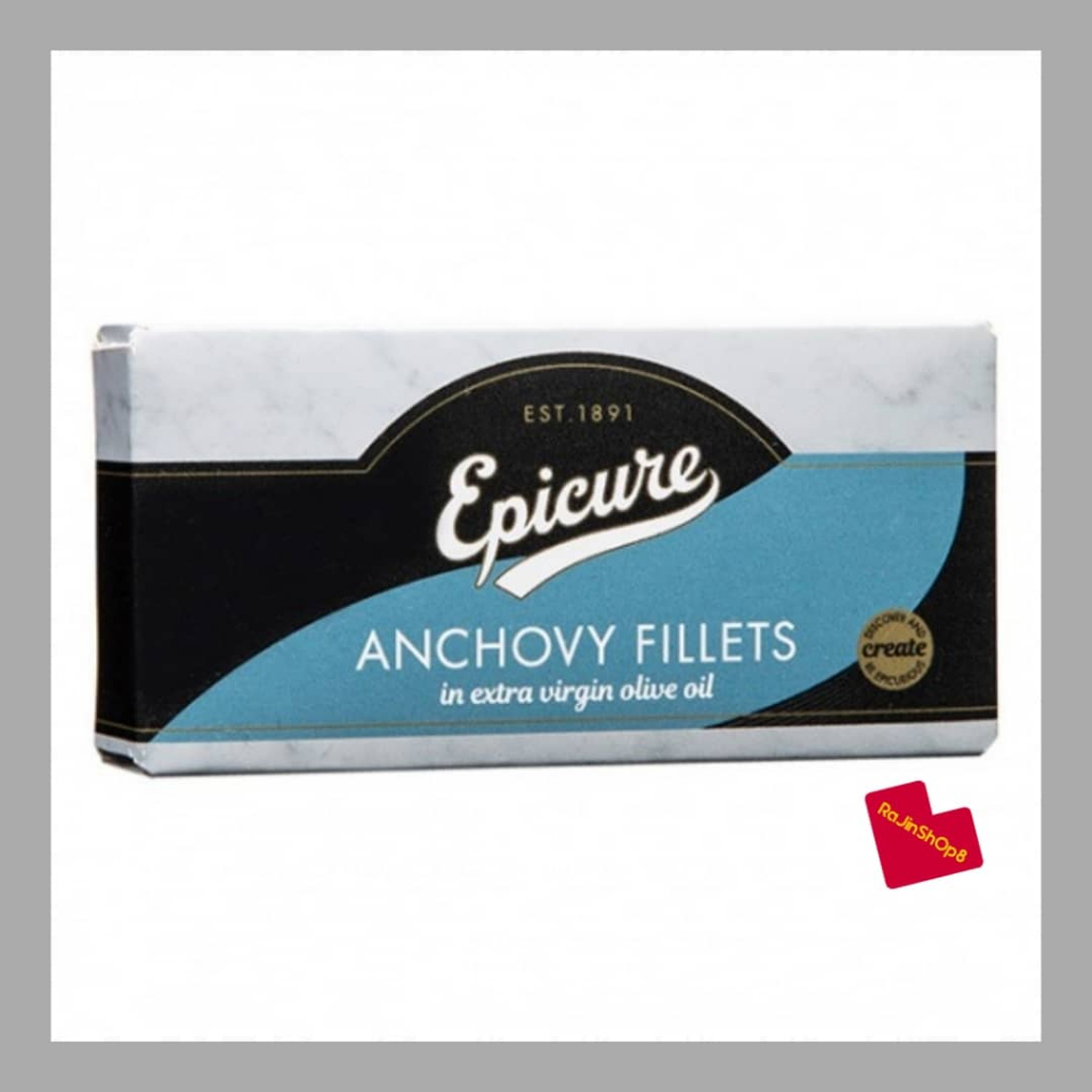 Epicure Canned Anchovy Fillets in Extra Virgin Olive Oil, Rich in Omega ...