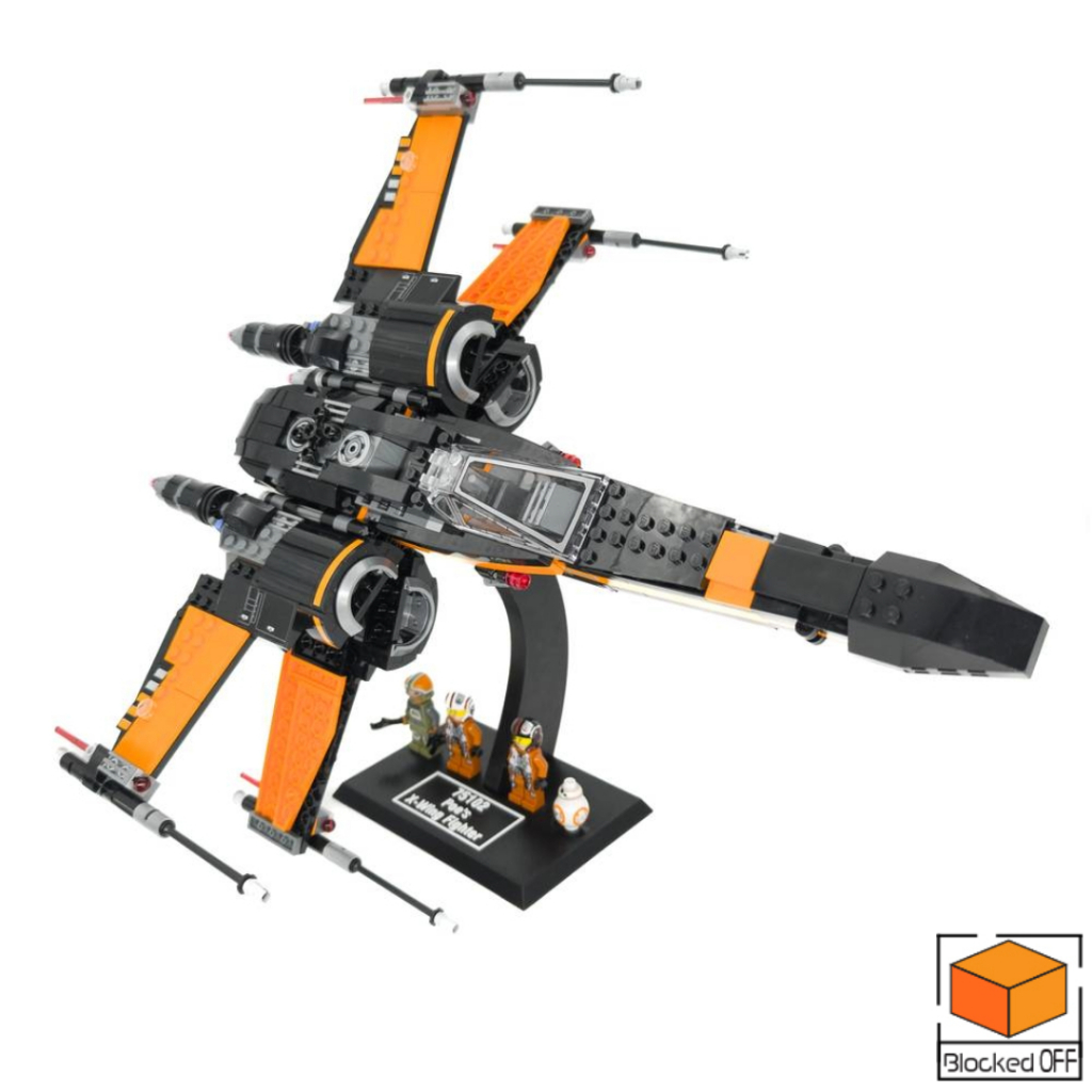 Display Stand for Lego Star Wars Poe's X-Wing Fighter (75102) | Shopee ...
