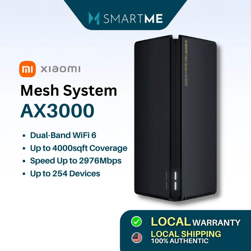 Xiaomi Router AX3000 System 5GHz Dual WiFi 6 up to 2976mbps 254 devices ...