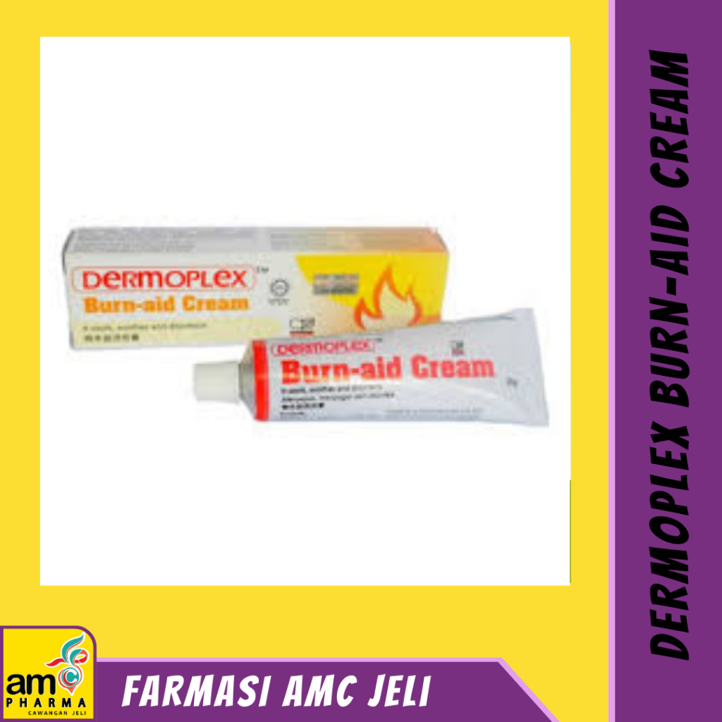 DERMOPLEX BURN-AID CREAM 25G (luka,antiseptik,lecur,gigit serangga ...