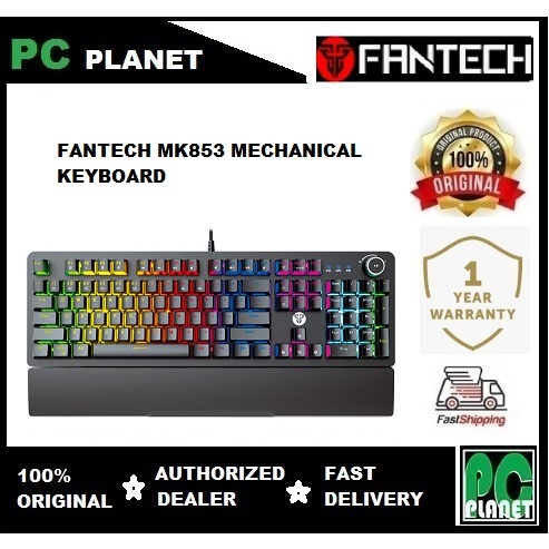 FANTECH MK853v2 MAX PRO WITH WRIST REST RGB MECHANICAL KEYBOARD KB96BU ...