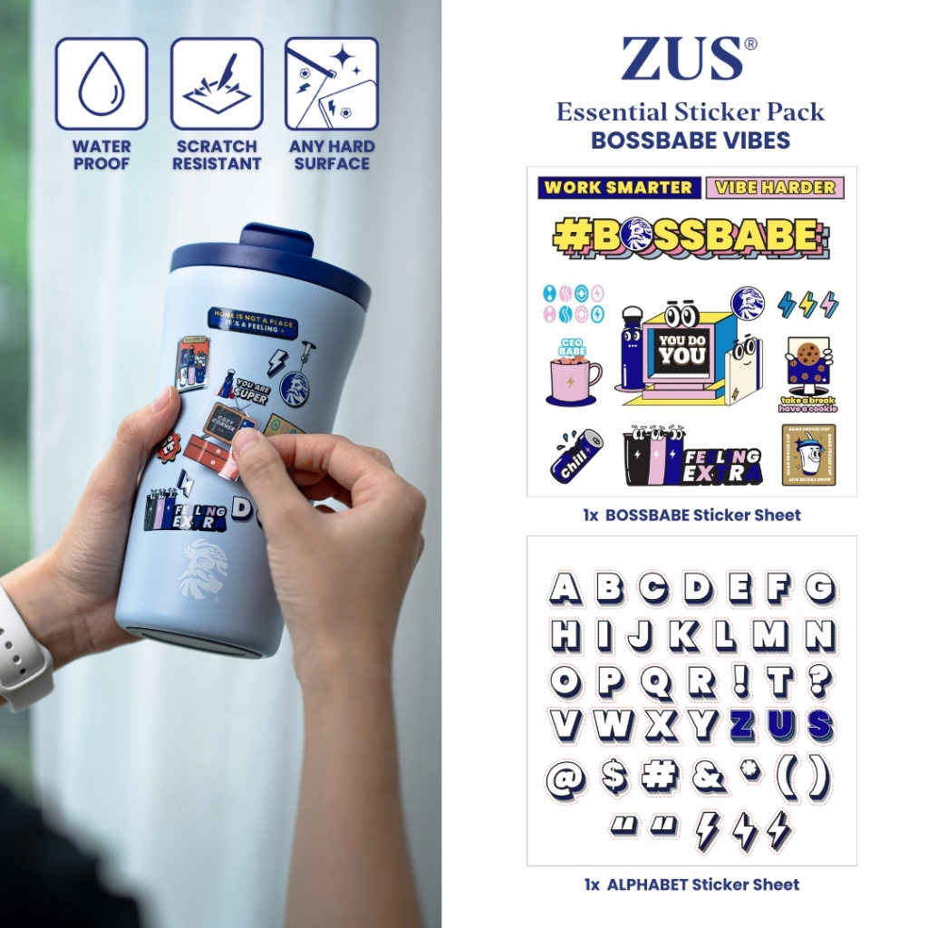ZUS Essential Sticker Pack - 1's | Shopee Malaysia