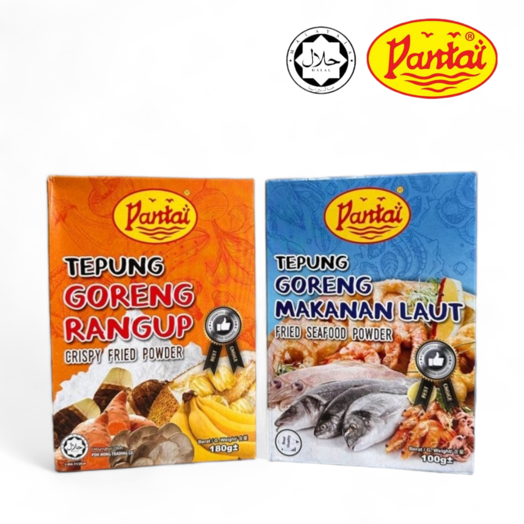 Pantai Brand Tepung Goreng Rangup dan Makanan Laut Crispy Fried Powder ...