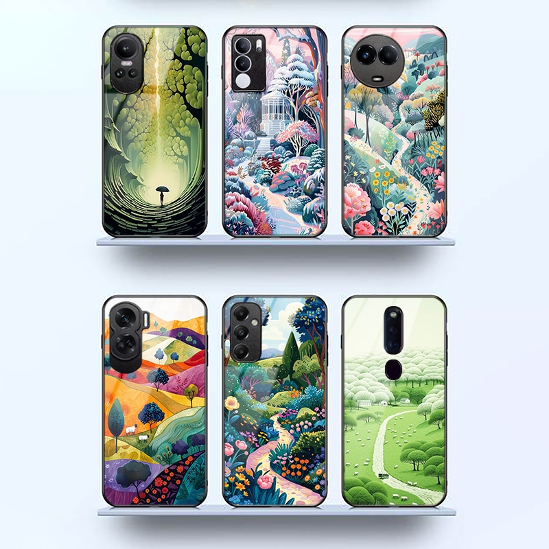 PC Plexiglass Back Case Forest Art Series Realme 12 (5G) / Realme 12X ...