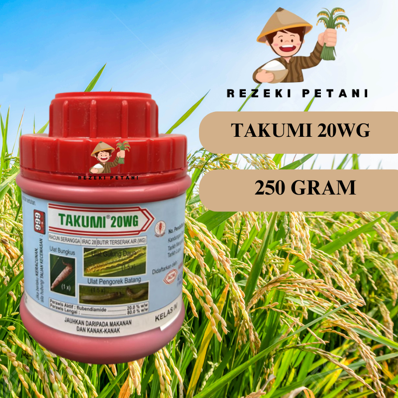 [ORIGINAL] 250g TAKUMI 20WG ACM RACUN SERANGGA / RACUN ULAT FLUBENDIAMIDE 20% | Shopee Malaysia