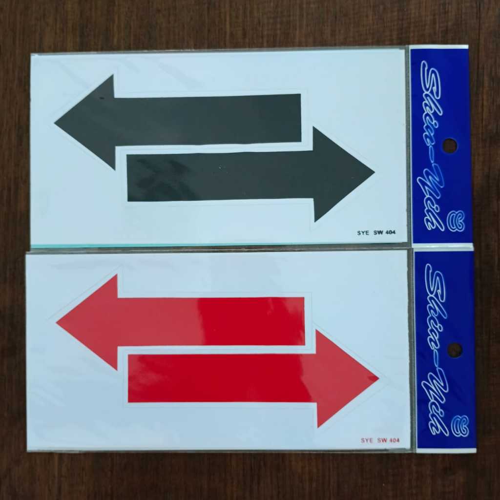 Office Sticker / Sticker Sign Board SW404 ARROW / DIRECTION 5‘’×10 ...