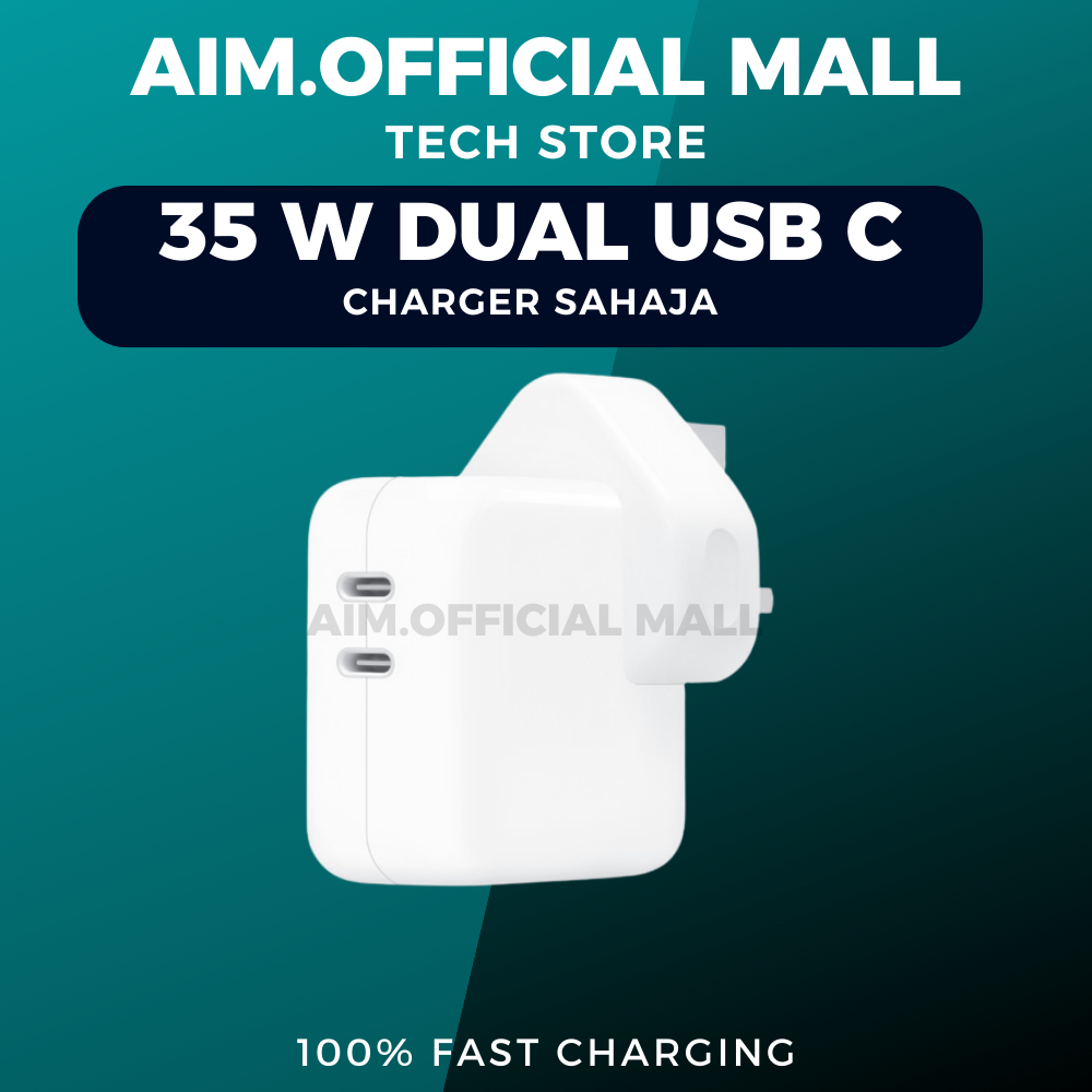 35W DUO USB C PD Output Fast Charging Adaper | Shopee Malaysia