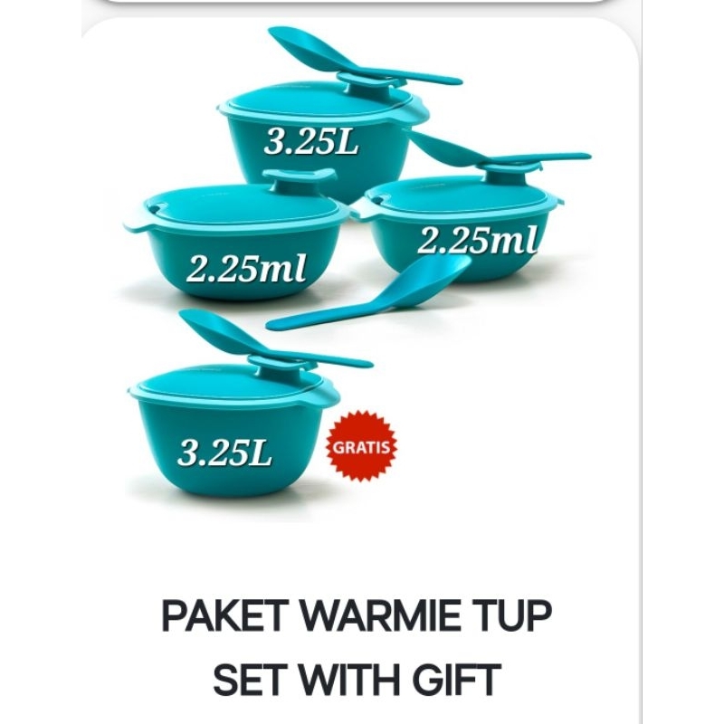 WARMIE TUP SET / Insulated server TUPPEWARE | Shopee Malaysia