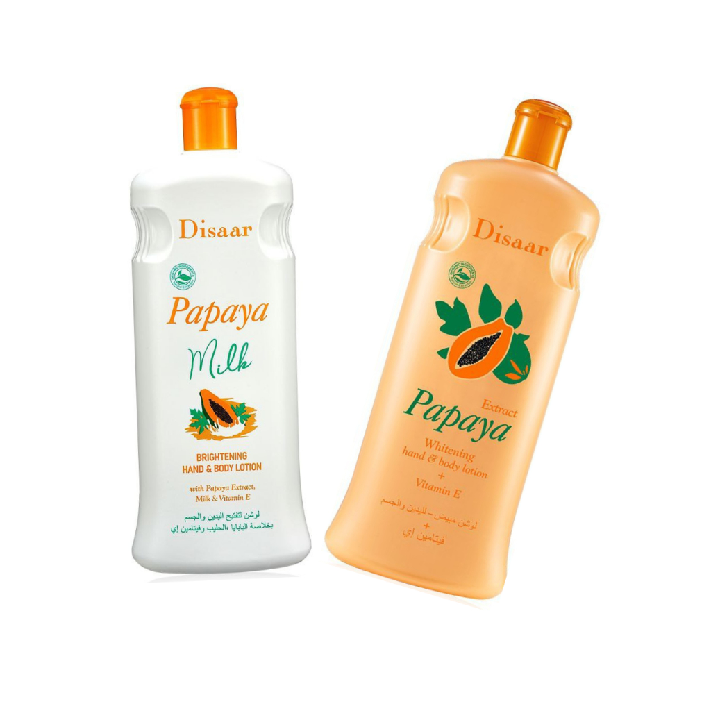 DISAAR WHITENING BRIGHTENING PAPAYA BODY LOTION 600ML | Shopee Malaysia