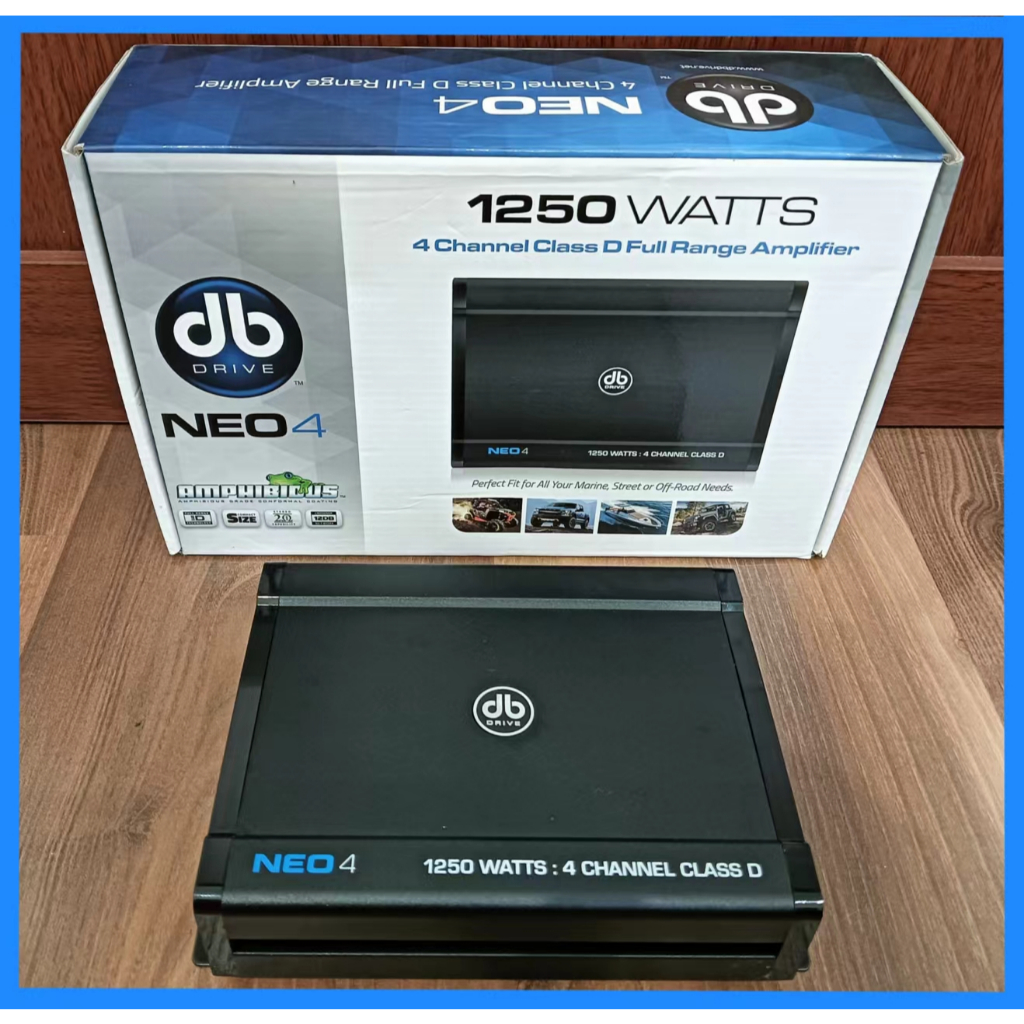 DB DRIVE [NEO4] 4 Channel Class D Full Range Amplifier [1250 Watts] | 4 ...
