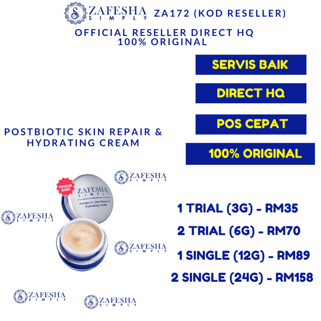 ZAFESHA FOUNDATION POSTBOTIC SKIN REPAIR AND HYDRATING CREAM FOUNDATION ...