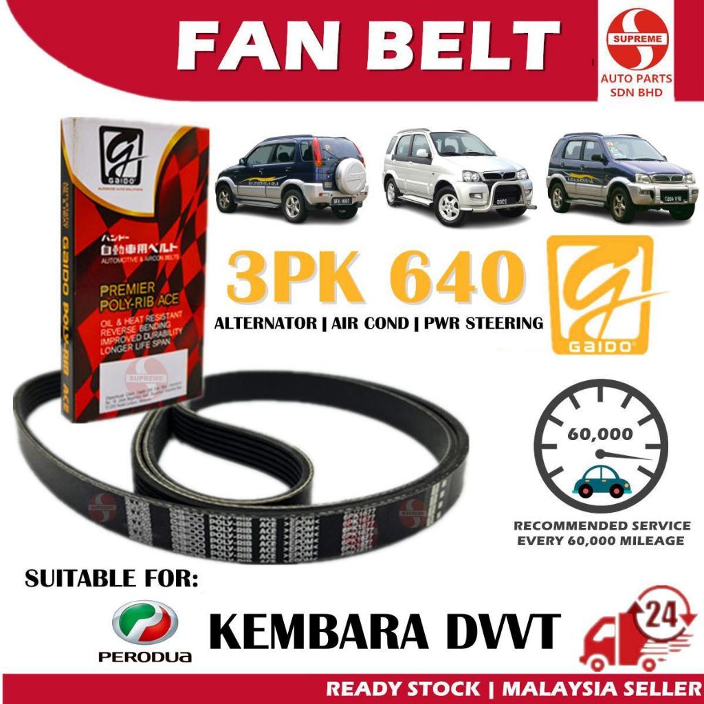 S2U Gaido Fan Belt Perodua Kembara DVVT Air Cond Alternator Power ...