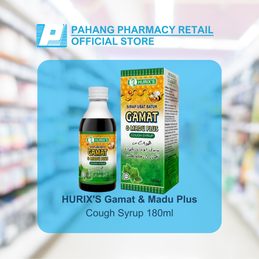 HURIX'S Gamat & Madu Plus Cough Syrup 180ml | Shopee Malaysia