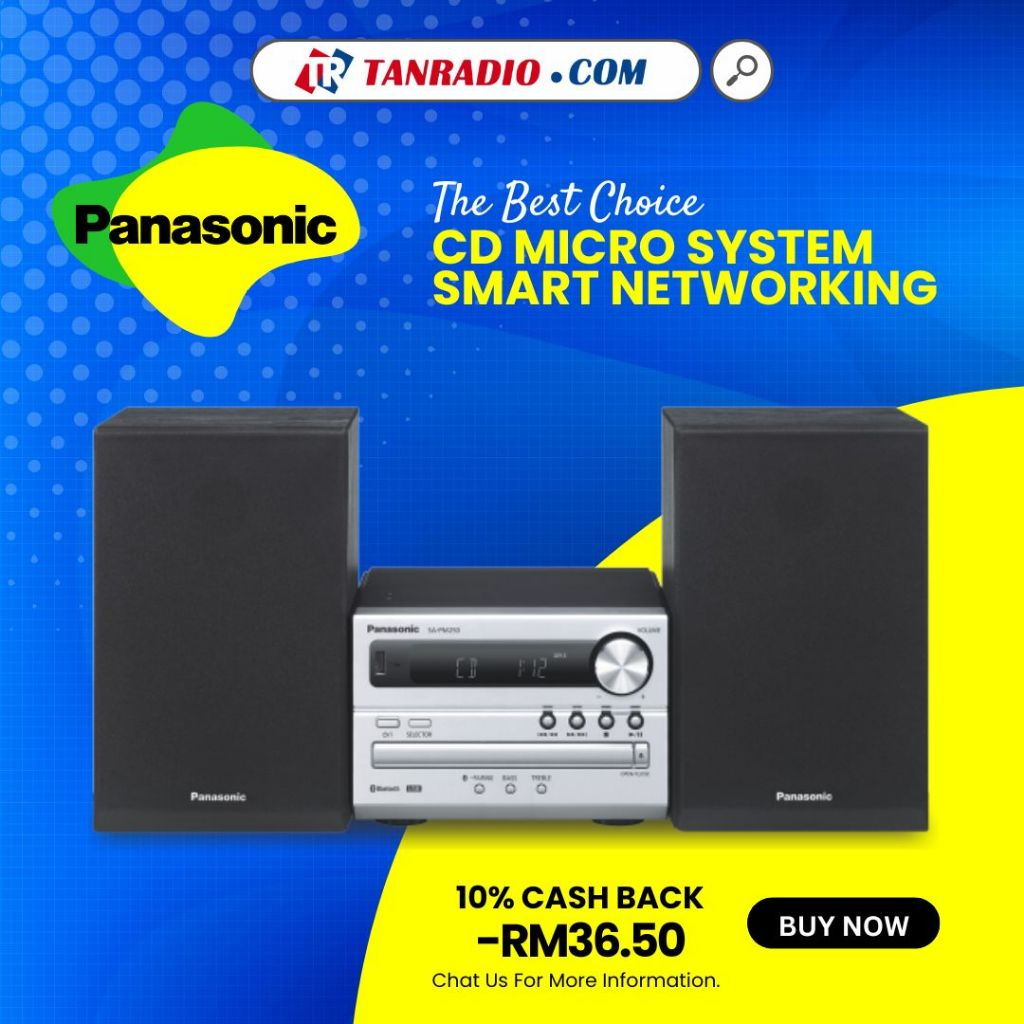Panasonic CD Micro System Smart Networking, Bluetooth | Shopee Malaysia