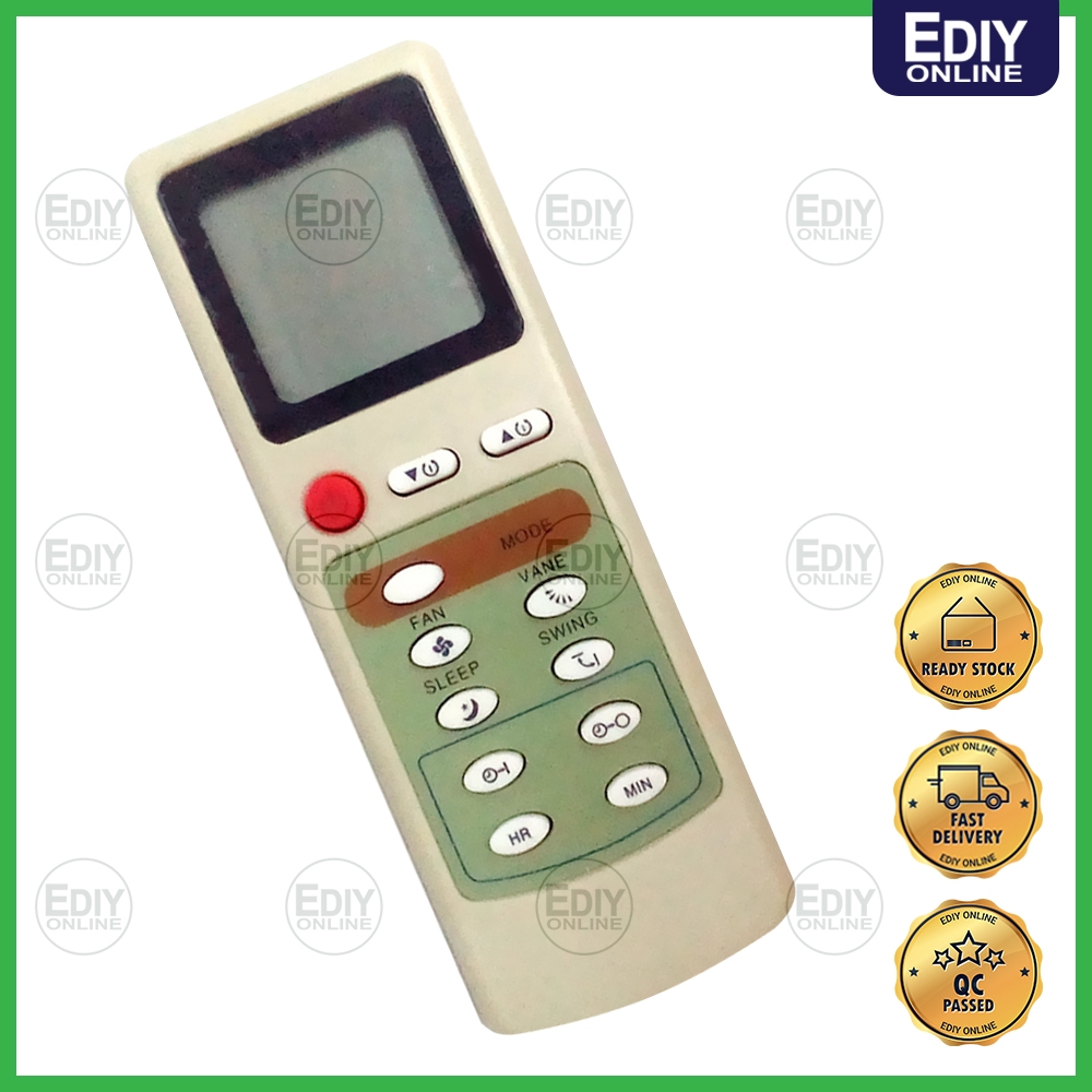 MITSUBISHI AIR CONDITIONER REMOTE CONTROL RA-02MI ALAT KAWALAN JAUH ...