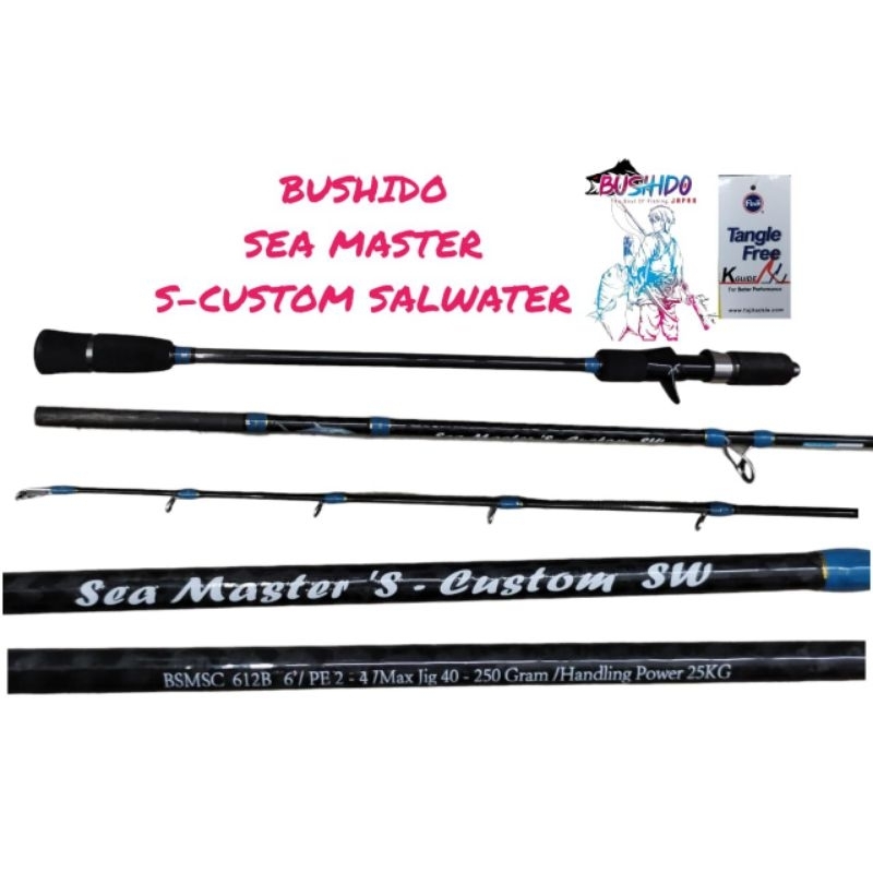 🔥 ROD BUSHIDO SEA MASTER S CUSTOM SW 🔥 | Shopee Malaysia