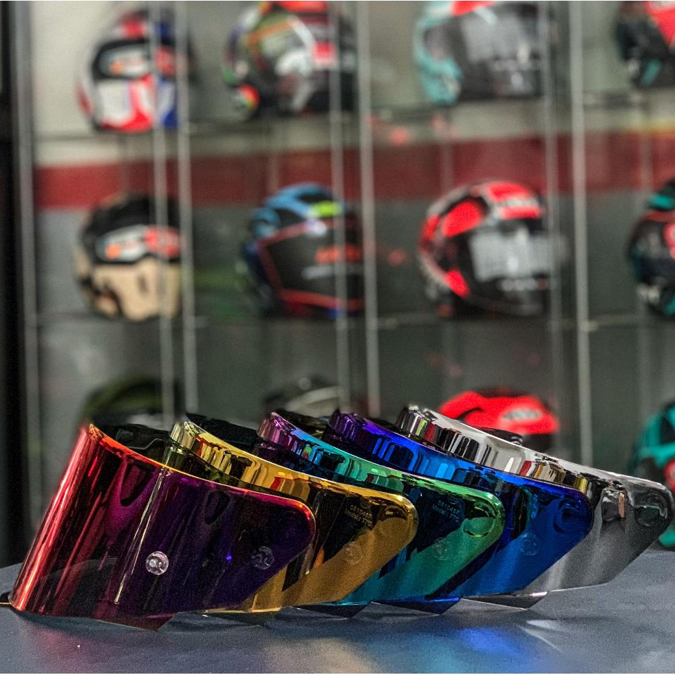 KYT TT COURSE VISOR TT-COURSE VISOR TT REVO TT-REVO - IRIDIUM RAINBOW ...