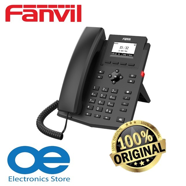 FANVIL X301W Network 2.3-inch Supporting 2 SIP Lines And 6-way Audio ...