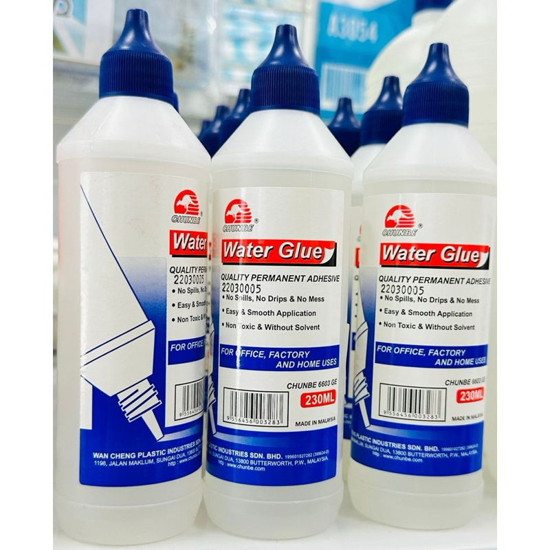 Chunbe Water Glue 230ML/1000ML Refill Water Glue_Quality Permanent ...