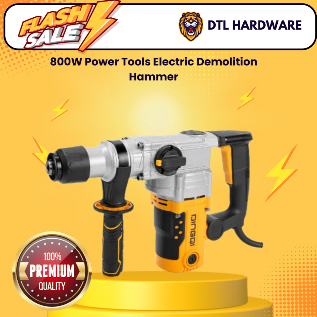 Electric Power Tools Multi Function 900W Heavy Duty Rotary Hammer Drill ...