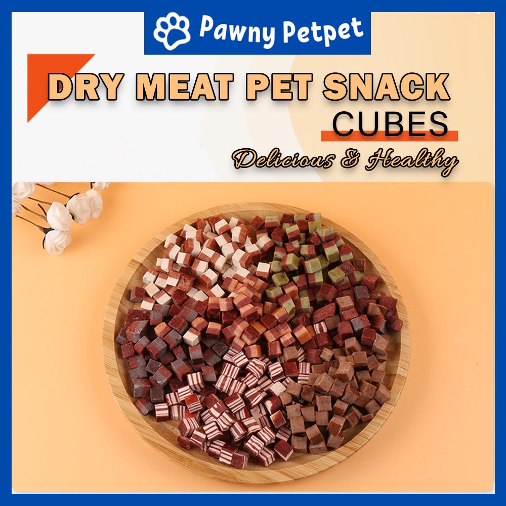 Pawny 500g Dry Meat Pet Snack Cubes Dog Snack Food Vegetable Cubes ...