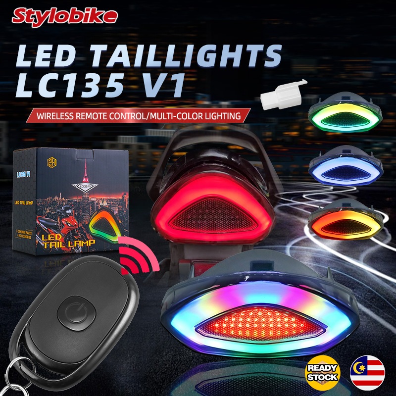 RGB LC135 V1 LC V1 LED Lampu Belakang Tail Light Lampu Signal Brake ...