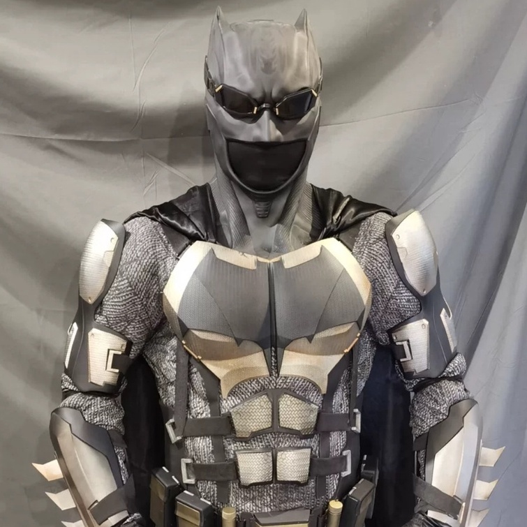 handmade batman justice league suit batfleck cosplay costume batman ...