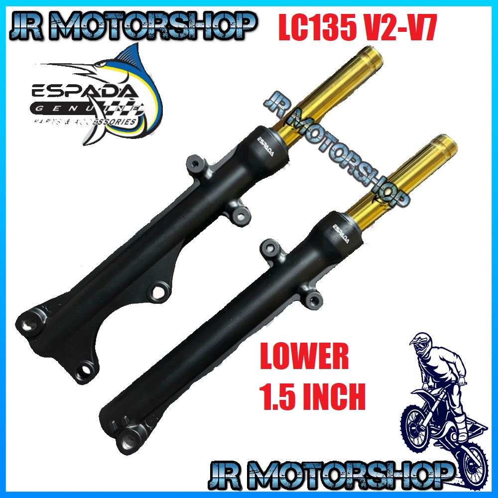 espada fork standard LOWER 1.5inch LC135 4s v1-v8 y15 y16 batang gold ...