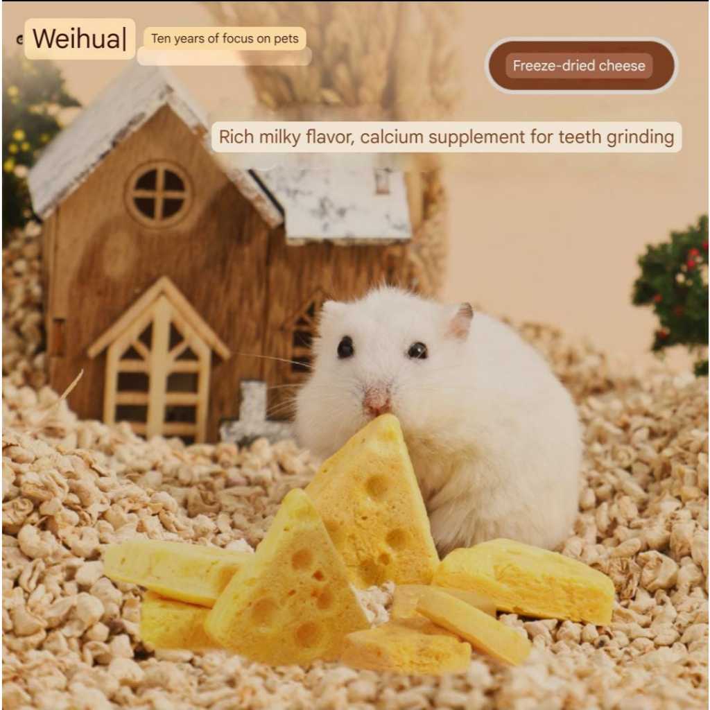Hamster Dreid Cheese Small Animal Snack Hamster Snack | Shopee Malaysia