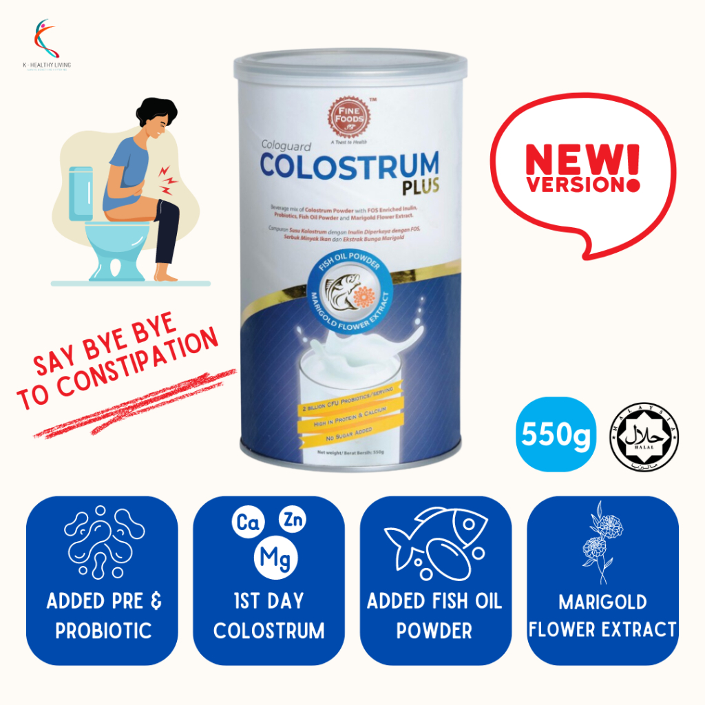 Fine Foods Colostrum Cologuard Plus 550g Exp:26/07/2026 Prebiotic ...