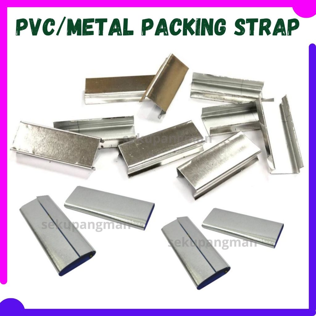 650G(+- 5/8” x 45mm PVC / Steel Metal Packing Strap Metal Strapping ...