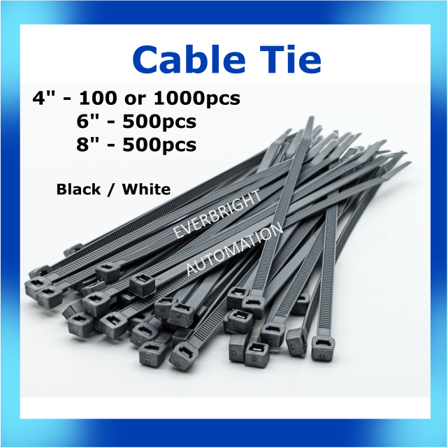 Cable Tie 4” 6” 8” KSS CV-100 Nylon Cable Tie 4” | Shopee Malaysia