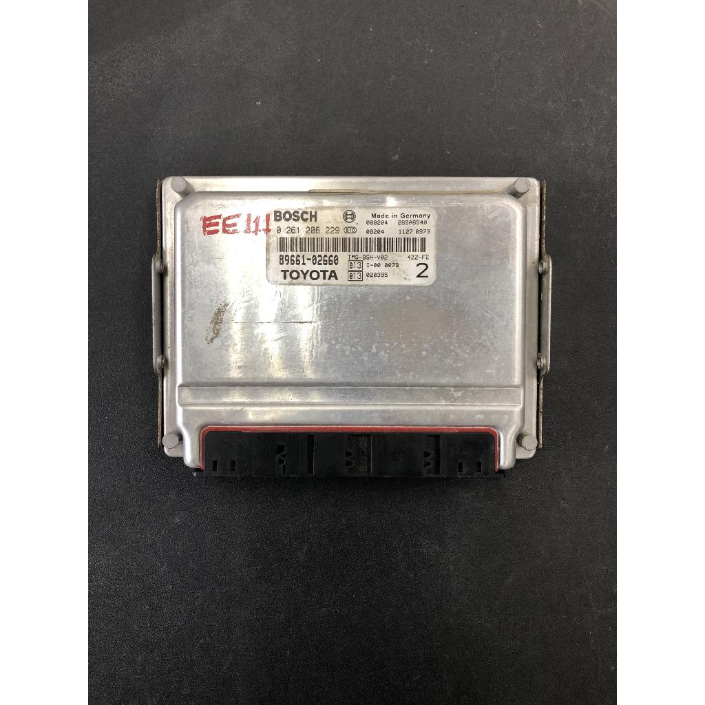 TOYOTA COROLLA Engine Control Unit ECU 4ZZ-FE 89661-02660 used genuine ...