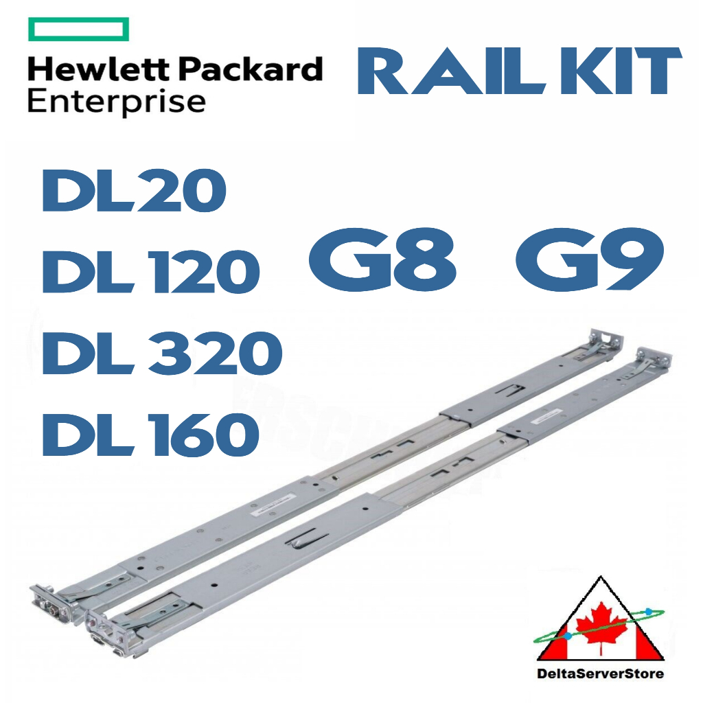 HP ProLiant DL20 dl160 dL120 DL320e g8 g9 V2 Rail kIT 764660-001 764655 ...