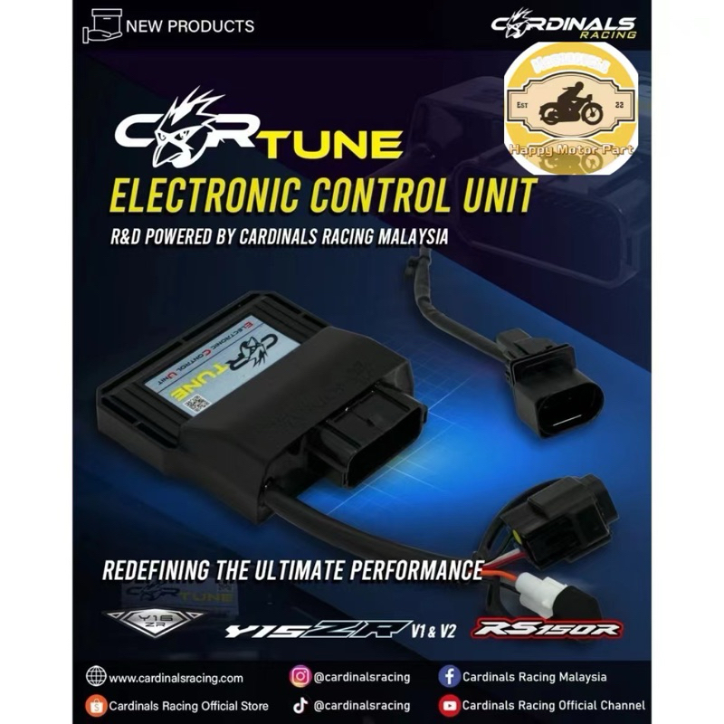 (offer) Y16/Y15ZR V1 V2/Rs150 Racing ECU UNIT Original Cardinals Racing ...