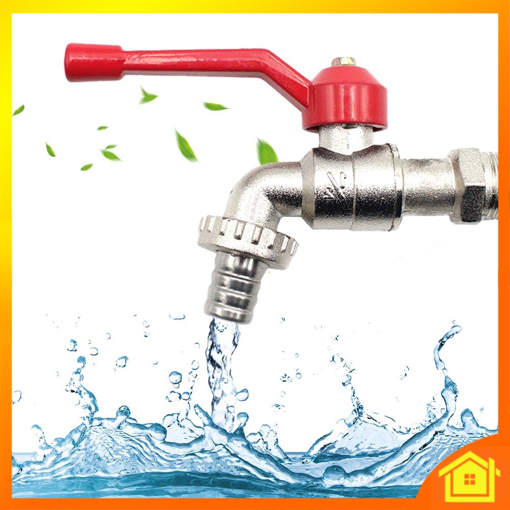 Head Pipe 15MM 1/2" Heavy Duty Ball Tap Washing Machine Bathroom Garden ...