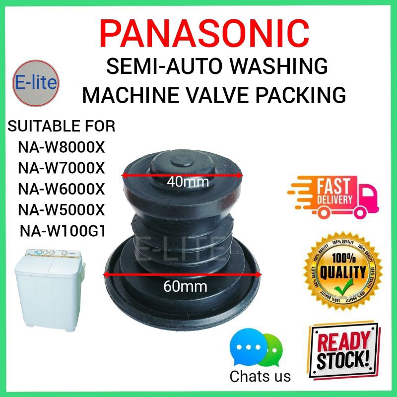 PANASONIC SEMI-AUTO WASHING MACHINE VALVE PACKING NA-W8000X NA-W7000X NA-W6000X NA-W5000X NA ...