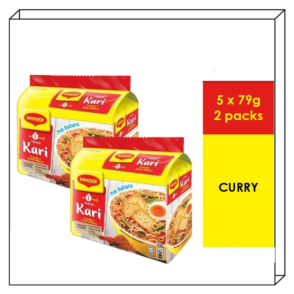 MAGGI Kari / Curry (79g x 5's) Double Pack / Single Pack | Shopee Malaysia