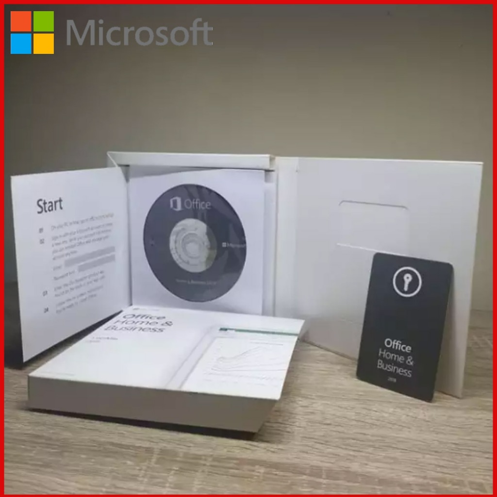 Genuine Microsoft Office Home and business 2019 (T5D-03302)With DVD Media Box Mac / Windows ...