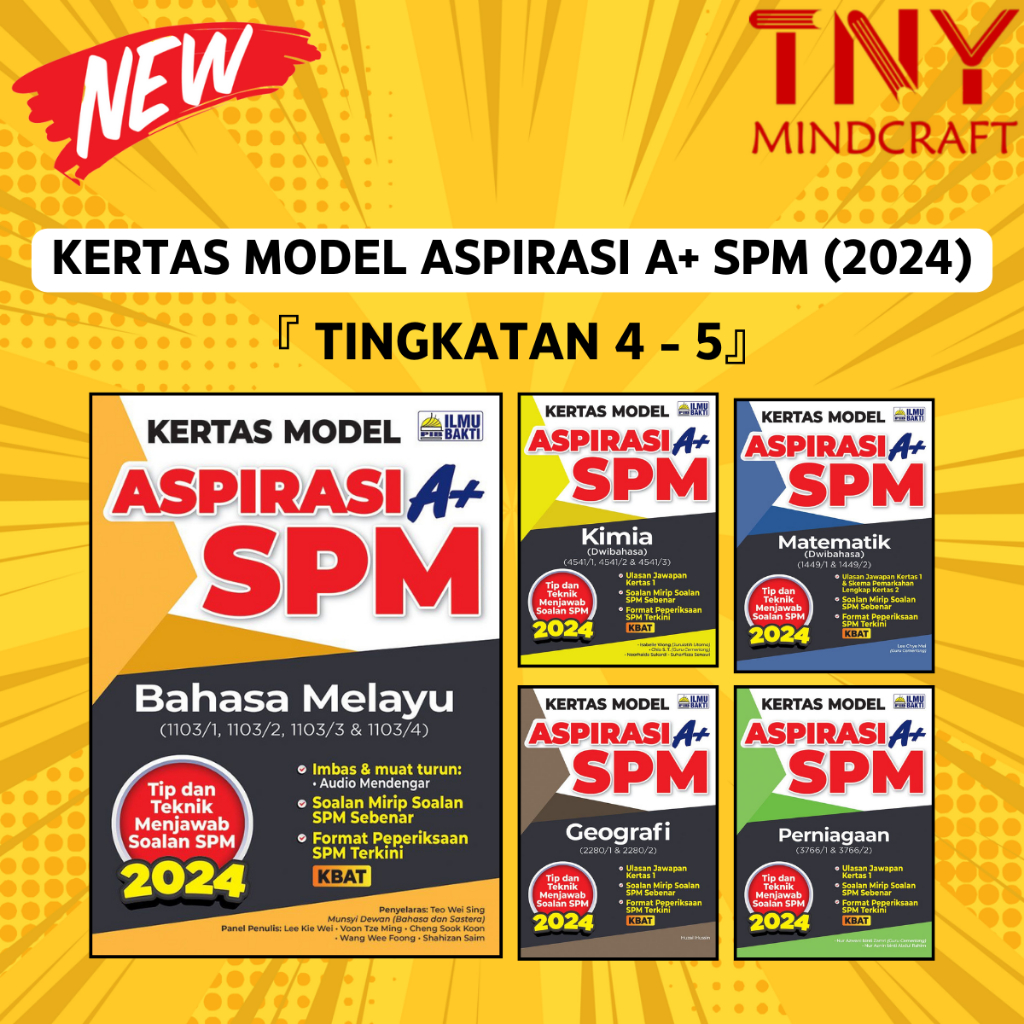 [TNY] IB: Kertas Model SPM 【ASPIRASI A+ SPM】 - EDISI 2024FORMAT SPM ...