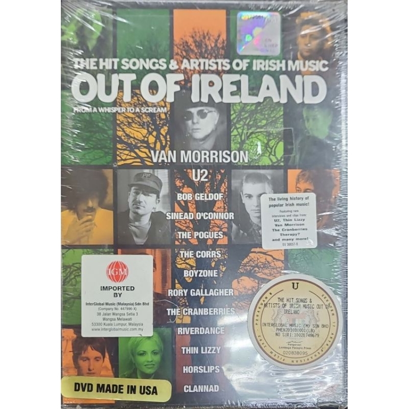Out Of Ireland - The Hit Songs & Artists Of Irish Music (DVD) | Shopee ...