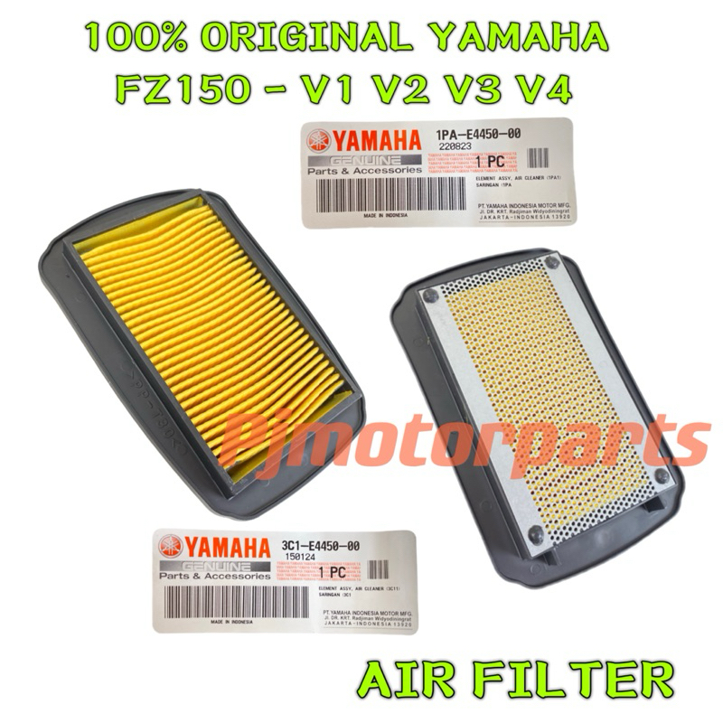 FZ150 FZ150i V1 V2 V3 V4 ( 100% ORIGINAL YAMAHA ) AIR FILTER CLEANER ...