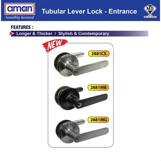 Aman Tubular Lever Lock | Shopee Malaysia