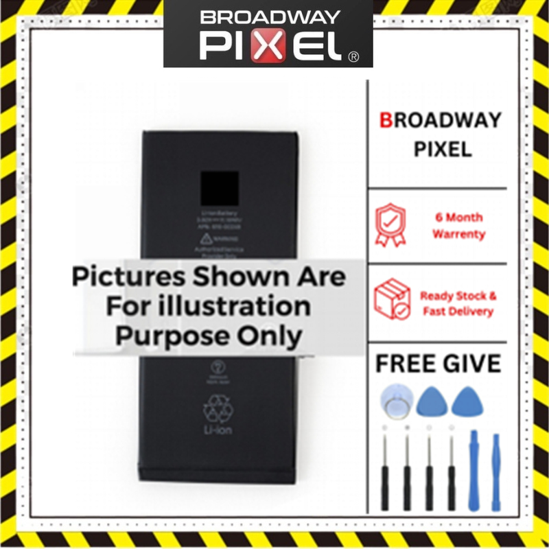 BROADWAY Battery Bateri for IP 6/6S/6s Plus/7/7P/8/8Plus/X/XS Max/XR/11 ...