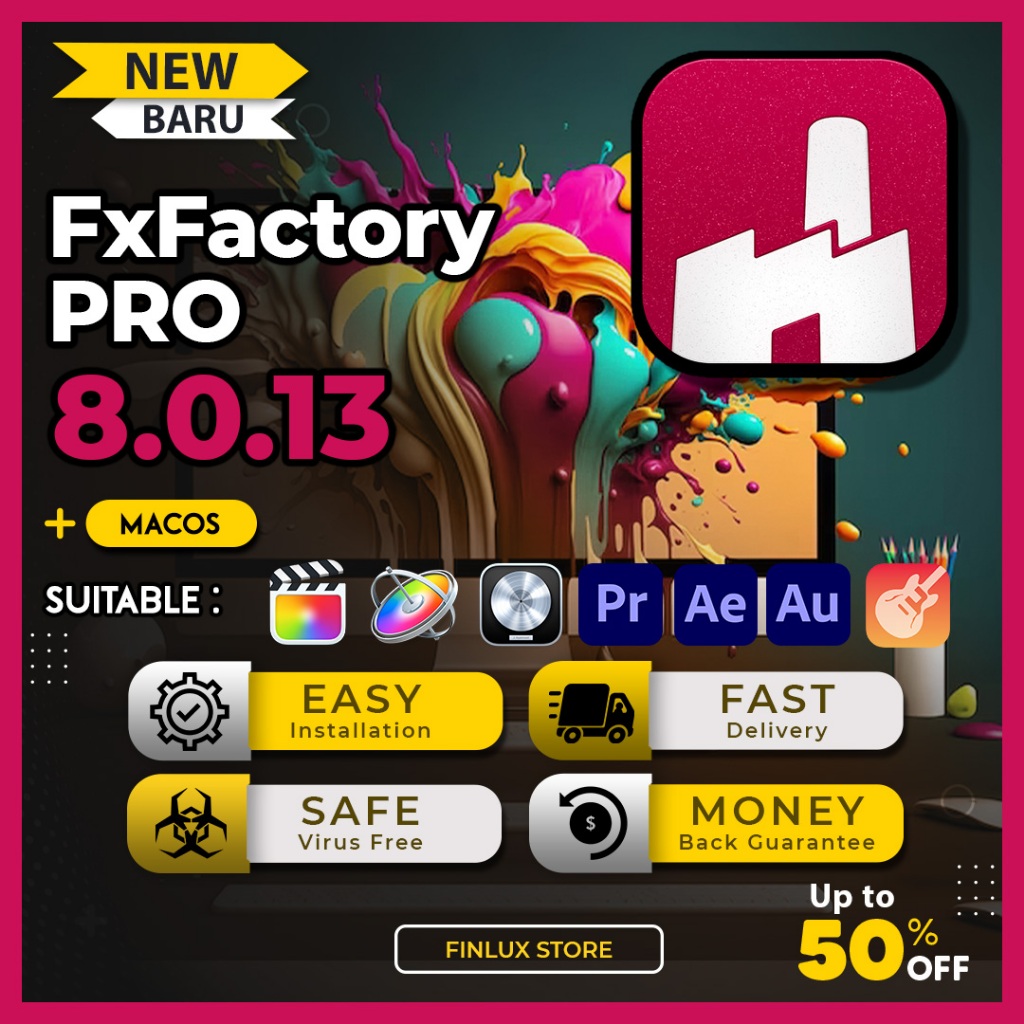 FxFactory Pro v8.0.13 Latest Full Version Plugins For FCP/Pr/Ae/Au ...