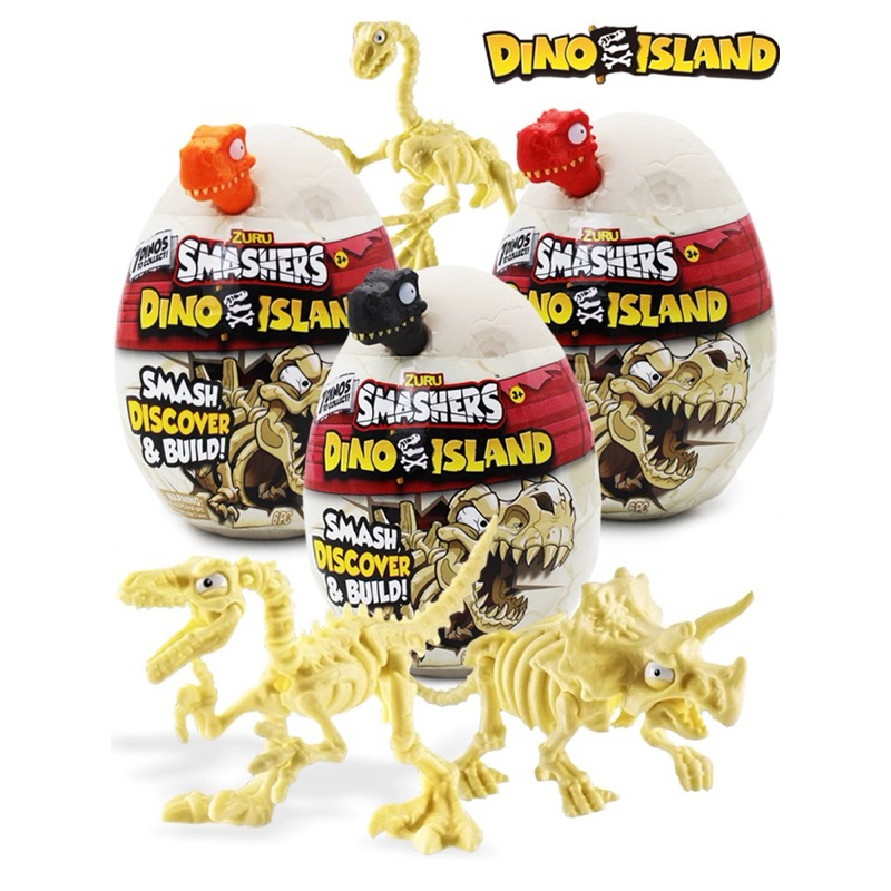 {ORIGINAL} ZURU SMASHERS DINO ISLAND MINI NANO EGG (7495) | Shopee Malaysia