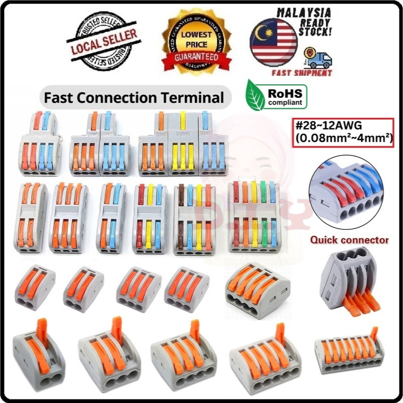 PCT SPL Fast connector Wire Connector Quick Connector Mini Fast Wire ...