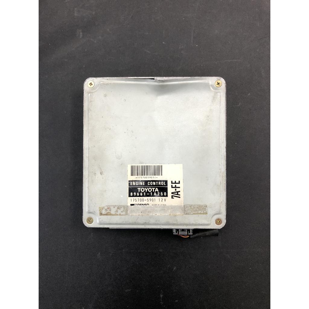 TOYOTA COROLLA Engine Control Unit ECU 7A-FE 89661-1A250 used genuine ...